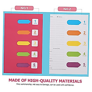 MAGICLULU 2pcs Notebook Digital Notepad Paper Notebook A5 Journal A5 Graffiti Notebook A5 Spiral Journal Daily Planner Book Paper Journal Books Portable Handbooks Simple Writing Books Work