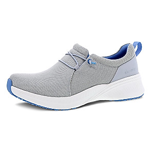 Dansko Marlee Occupational Sneaker for Women- Slip-On, Lightweight, Flexible, and Slip-Resistant with Arch Support for All-Day Comfort- Healthcare, Food Service, Salon Workers Light Grey 10.5-11 M US