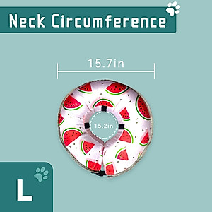 Soft Dog Cone for Large Dogs After Surgery, Inflatable Dog Collar with Enhanced Anti-Licking to Stop Licking, Dog Recovery Collar After Surgery for Small Medium Large Dogs