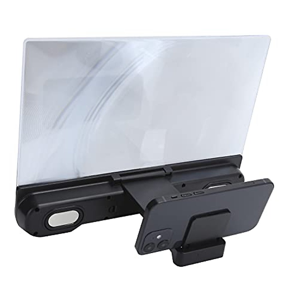 14" Screen Magnifier, HD Mobile Phone Magnifier with Bluetooth Speaker, Smartphone Screen Projector for Movies Videos and Gaming