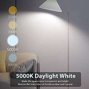 dalattin 24 Pack LED Bulbs Daylight White 5000K, 60 Watt Equivalent A19 Standard Bulbs, E26 Base, 800 LM, Efficient 9W Energy Saving, Non-Dimmable, 80+ CRI, 120V, UL Listed, for Living Room, Office