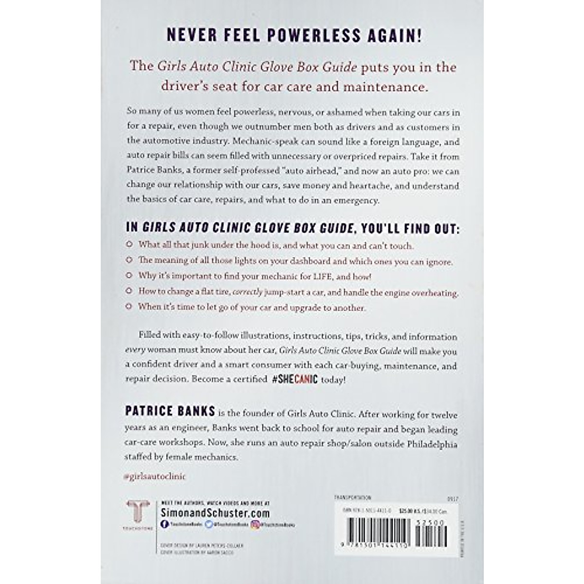 Girls Auto Clinic Glove Box Guide
