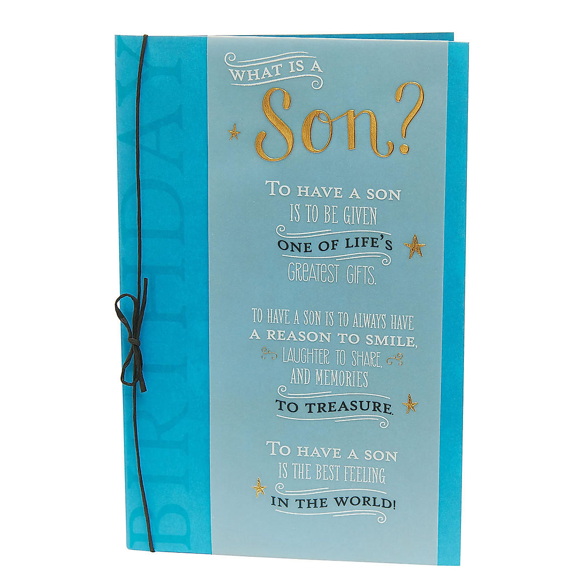 UK Greetings Son Birthday Card - Birthday Card for Him - Sentimental Birthday Card, Multi, 725900-0-1, 165x254mm