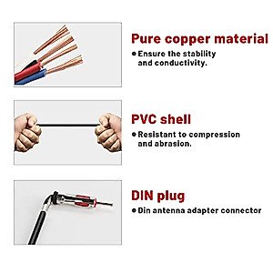 NuIth Radio Stereo Wiring Harness Antenna Adapter Connector Plug Kit for 2003-2006 Chevy Silverado/Suburban GMC Sierra/Yukon, Buick Century/Rainier/Rendezvous Aftermarket Radio Wire Cable