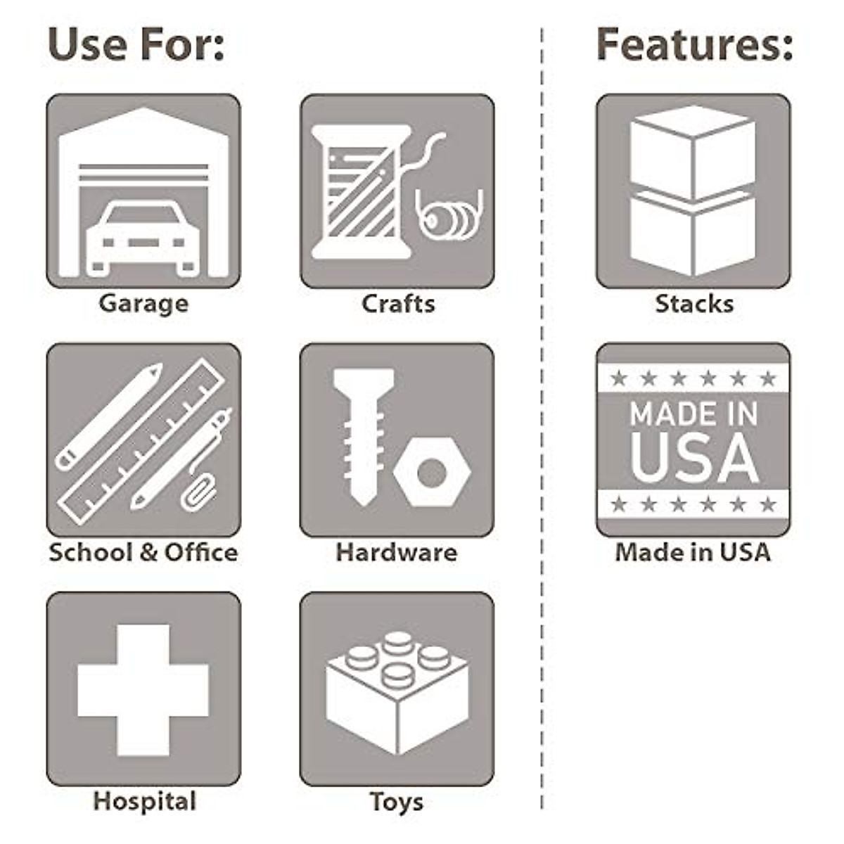 Akro-Mils 31112 AkroDrawer Stackable Plastic Storage Drawer Storage Bin, (11-5/8-Inch x 11-1/8-Inch x 4-5/8-Inch), Blue, (4-Pack)