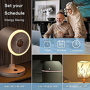 Alexa Smart Plug Exioty, Simple Set Up with One Voice Command, “Amazon Alexa” APP Remote Control, Voice Control, Timer & Schedulete, Stable Connection,Bluetooth Mesh, Require Alexa Echo（1 Pack）