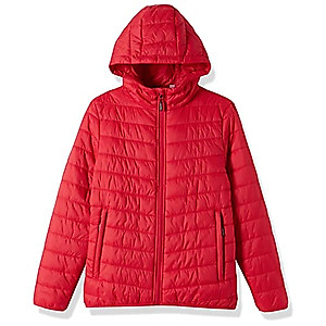 Outdoor Ventures Women's Packable Lightweight Full-Zip Puffer Jacket with Hood Quilted Winter Coat