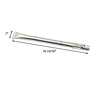 Htanch SN3041(4-Pack) SA0361 (4-Pack) 17 5/16" Heat Plate and Burners Relacement for Charmglow 720-0304 Nexgrill 720-0304 Permasteel PG-50400-S and Other Gas Grill Models