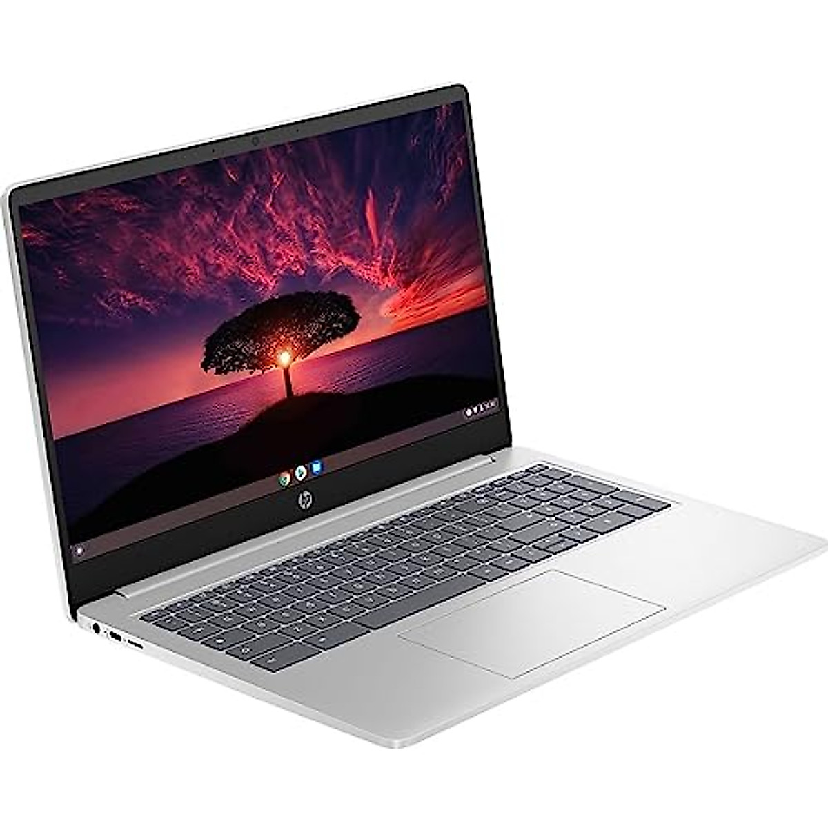 HP Chromebook 8GB RAM for School Students Adults| Intel Processor N200 |15.6inch IPS Display| Numeric Keyboard| Wireless Wi-Fi6| USB Type C| Webcam| Fast Charge (8GB RAM |64GB eMMC+128G SD Card)