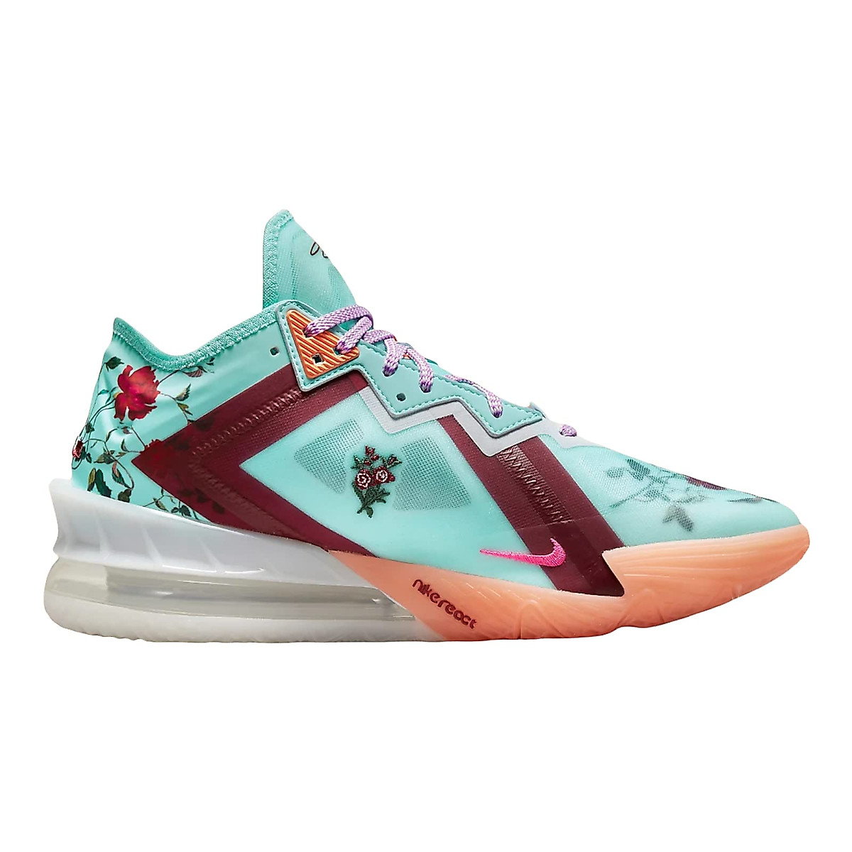Nike Lebron 18 Low Floral Men's Basketball Limited Edition CV7562-400 (numeric_11)
