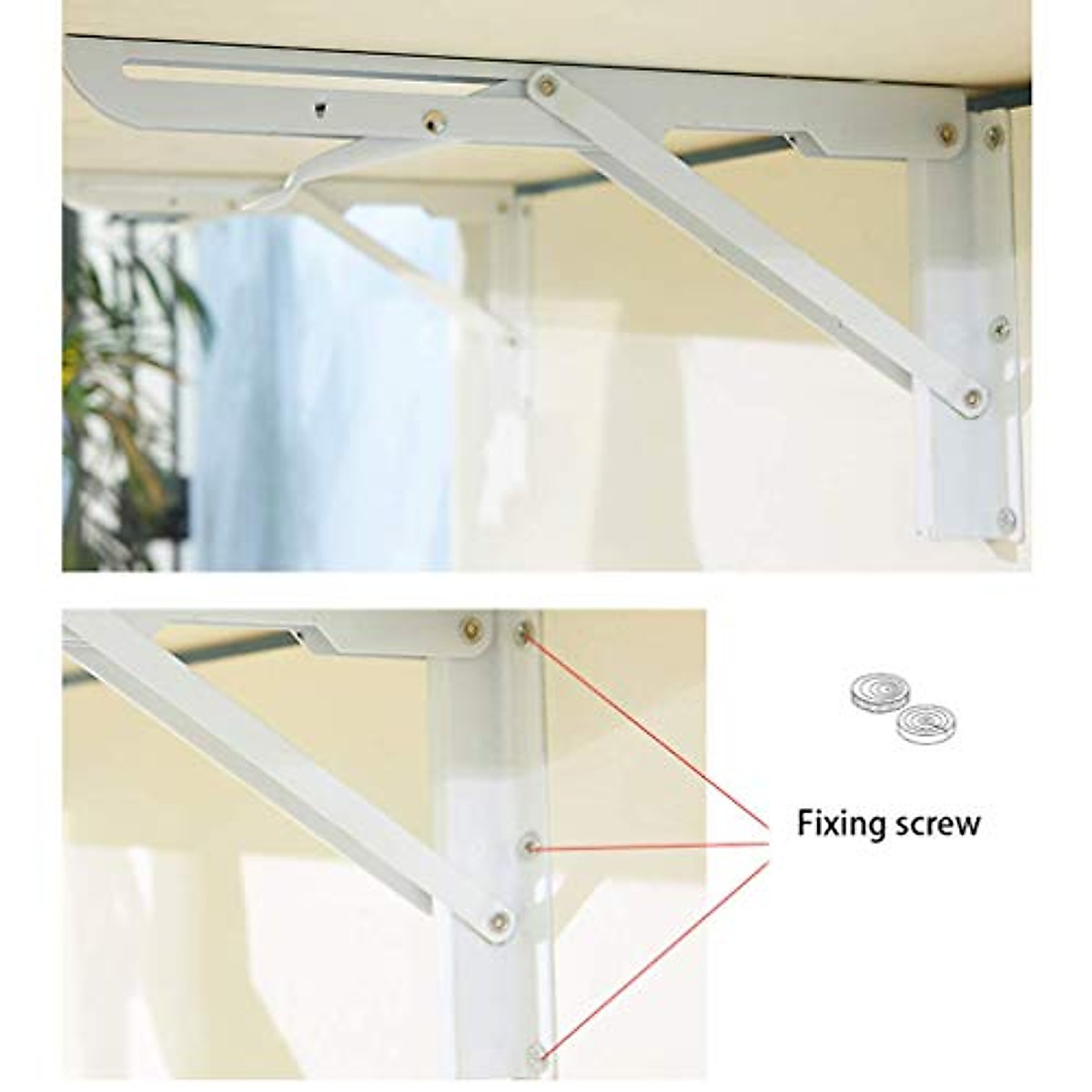 MTYLX Table,Desk,Painted, Black Multi-Functional Wall-Mounted Computer Desk, Environmental Piano Paint, Super Load Bearing More Than 100Kg,9040Cm,9040Cm