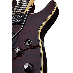 Schecter Omen Extreme-6 FR Electric Guitar - Black Cherry