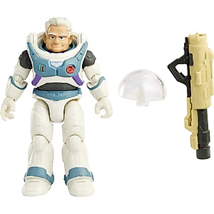 Mattel Disney and Pixar Lightyear Space Ranger Alpha Darby Steel Action Figure, 14 Points of Articulation & Accessories, 5-in Scale
