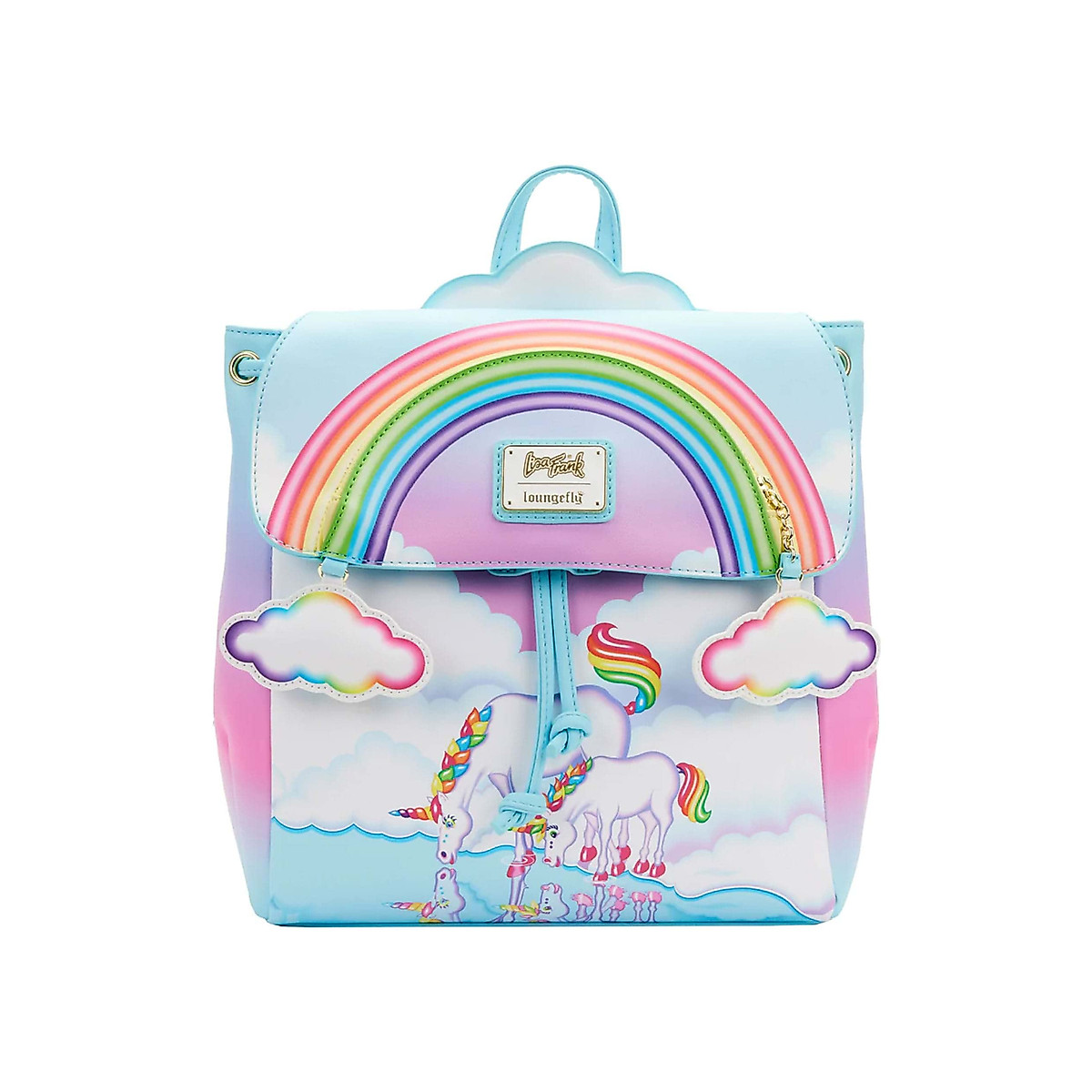 Loungefly Lisa Frank Unicorn Reflection Mini Backpack