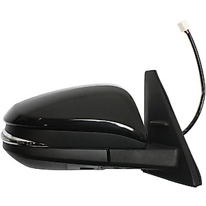 Kool Vue Passenger Side Power Heated Mirror for Toyota 4Runner 2014-2018 With Signal Light & Puddle Lamp Paintable