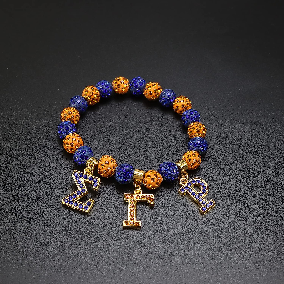 TongXin SGRHO Sorority Gift for Women 1922 Sorority Paraphernalia Bracelet Greek Sorority Rhinestone Jewelry Gift (SGR Bracelet 02)