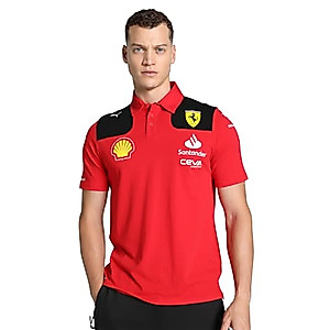 Scuderia Ferrari - 2023 Team Polo - Men - Red - Size: XXL
