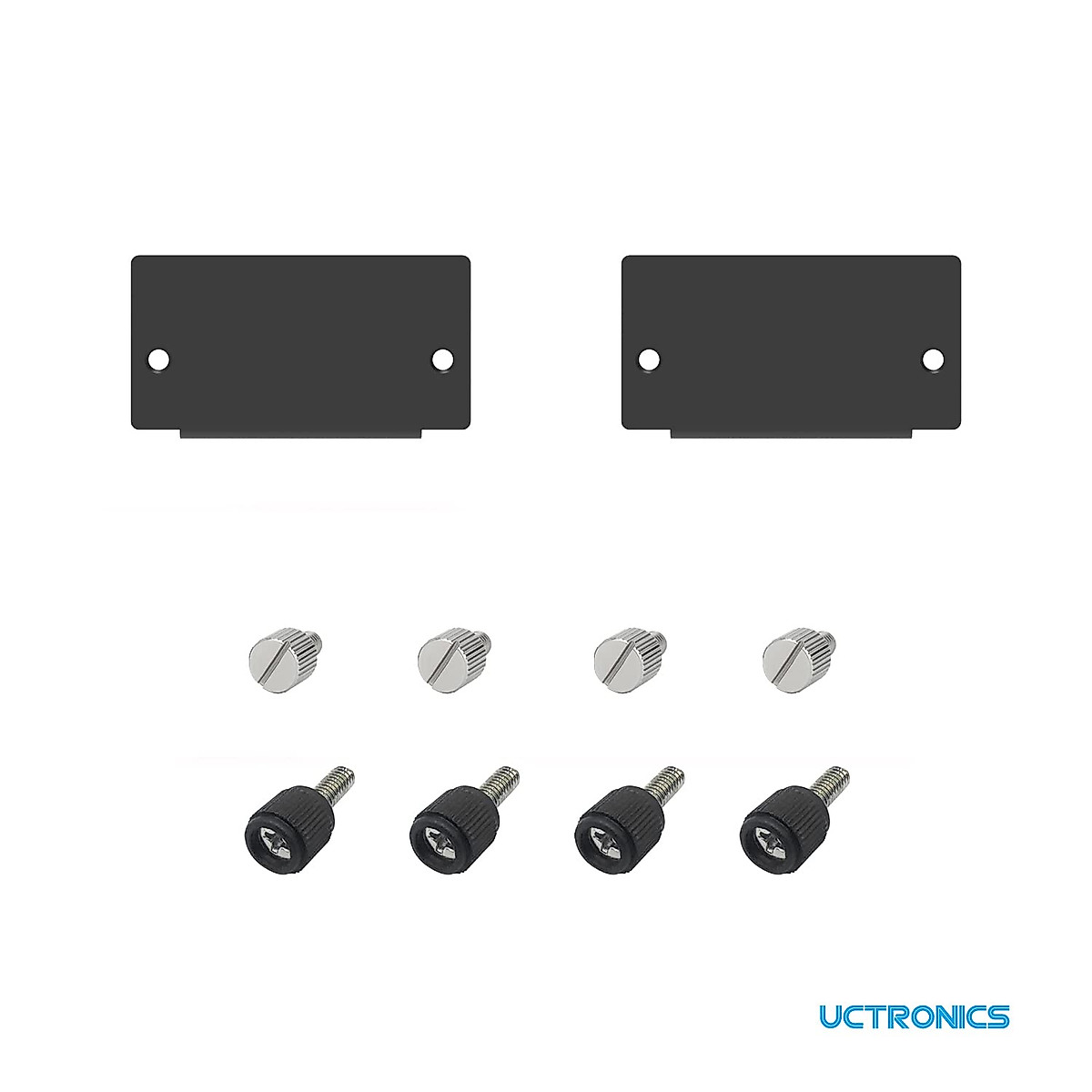 UCTRONICS Blank Cover for Complete Ultimate Rack Mount for Raspberry Pi, 2 Pack