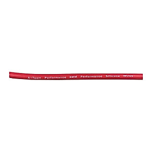 A-Team Performance - 8.0 mm Red Silicone Spark Plug Straight Boot 6 Wires, - Coil-in-Cap HEI Design System - Compatible With AMC/JEEP 199, 232, 252, 258, 282