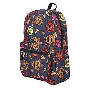 Five Nights At Freddy's Characters School Backpack, FNAF Chica Foxy Bonnie