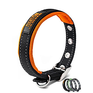 Mighty Paw Ultra Soft Dog Collar - Ultimate Comfort with Soft Neoprene Padding - All-Metal Adjustable Buckle for Large & Small Dogs - Mighty Strong for Long Lasting Durability - Fun in All Climates