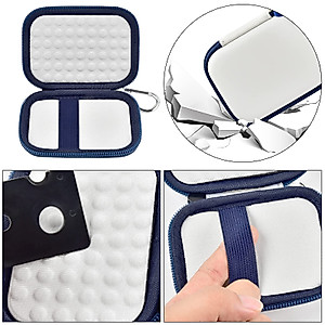 Case Compatible with KardiaMobile Card Personal EKG Monitor. Portable Heart Rate Monitor Card Storage Carrying Bag, Travel Protective Holder Organizer for ECG Monitor Card (Box Only) -White