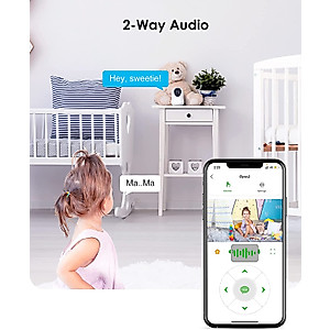 VOCOlinc Indoor Security Camera, 1080P Camera, Camera for Home Security/Baby Monitor/Pets, Pan/Tilt IP Camera with Night Vision, 2-Way Audio, Works with Apple Home HomeKit ONLY