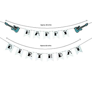 All Things Rockabilly Classic Guitar Style Happy Birthday Banner