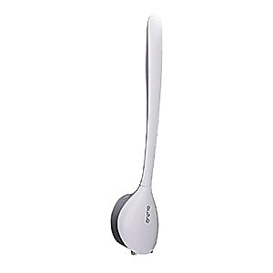 COOLHOOD Toilet Brush and Soft TPR Toilet Brush Toilet Bowl Brush with Holder Wall-Mounted Toilet Brush with Holder Bathroom Toilet Bowl Brush Set Cleaner White and Holder Set Cleaner Set of Two