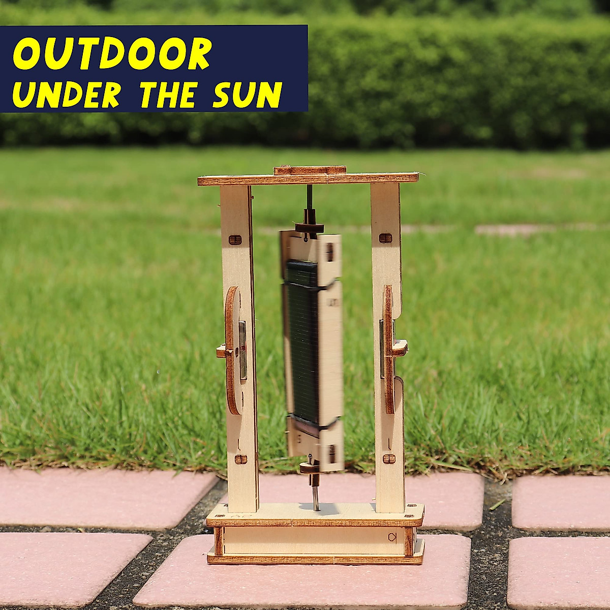 STEM Solar Engine Motor Science Model Building Kit Physical Experiment Magnetic Mendocino Educational Hobby Toy for Kids & Adults Including Solar Panels with Soldered Coils,Strong Magnets and More