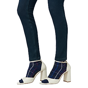 Hue Women's Plus-size Ultra Soft High Waist Denim Leggings Sockshosiery, -black Indigo Wash, 2X