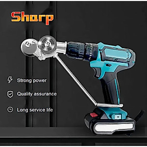 VVP 2023 New Electric Drill Plate Cutter,Metal Nibbler Drill Attachment with Adapter For DIY, Sheet Metal Knife for Cutting Iron, White Sheet, Steel,Copper, Aluminum(1PC)