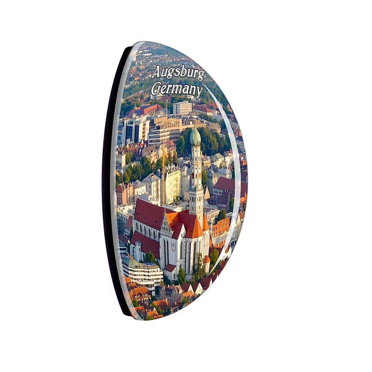 Augsburg Skyline Germany Magnet Travel Souvenir 3D Crystal Glass Collection Gift Fridge Refrigerator Magnet