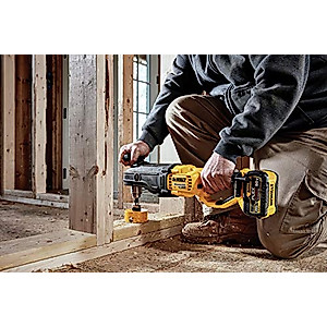 DEWALT 60V MAX* Right Angle Drill with E-Clutch System Kit, In-Line Stud/Joist (DCD470X1)