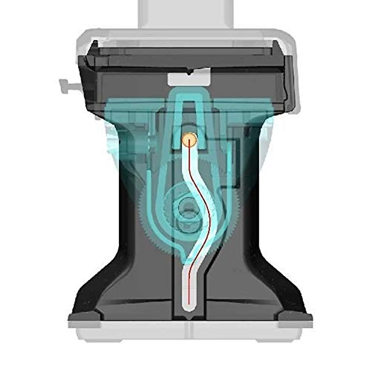 Rubber Stamp Creation - 5117 Professional 12-Message Stamp w/Dater, Self-Inking, Blue/Red 2 Color Ink