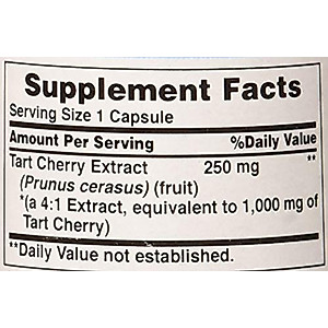 Puritans Pride Tart Cherry Extract 1000 Mg