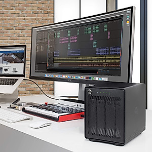 OWC ThunderBay 4 RAID 5 with Dual Thunderbolt 3 Ports (0GB RAID), Includes SoftRAID XT