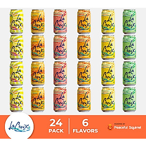 LaCroix Sparking Water, Summer Citrus Variety 24-Pack, 6 Citrus Flavors, 4 of Each, 12 Fl Oz Each