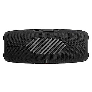 JBL Charge 5 Portable Waterproof Wireless Bluetooth Speaker Bundle with divvi! Protective Hardshell Case - Black
