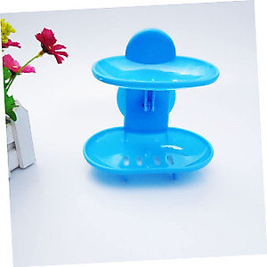 STOBAZA Wall Mount Bracket Cutlery Tray Soap Holder Suction Cup Wall Suction Cup Holder Suction Plate Hanger Holder