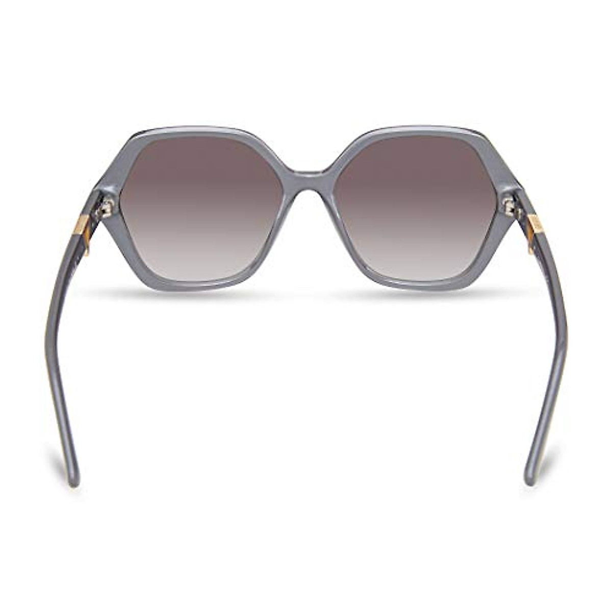 GUESS Women's Trendy Geometric Square Sunglasses, Grey, 57mm