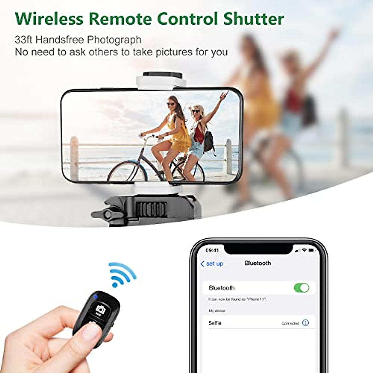 Torjim 62" Phone Tripod, 𝗦𝘁𝘂𝗿𝗱𝘆 & 𝗣𝗼𝗿𝘁𝗮𝗯𝗹𝗲 iPhone Tripod Stand with Remote, Compatible with iPhone/Android/Sport Camera Perfect for Video Recording/Live Stream/Vlogging/Selfies