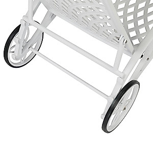 2PCS Adjustable Outdoor Chaise Lounge Chair Waterproof White