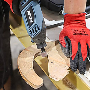 WESCO Rotary Tool Kit, 7 Variable Speeds 8000-35000RPM,Flexible Shaft, 82 Accessories, Rotary Multi-Tool for Cutting, Carving, Engraving, Polishing, and Detail Sanding DIY Project