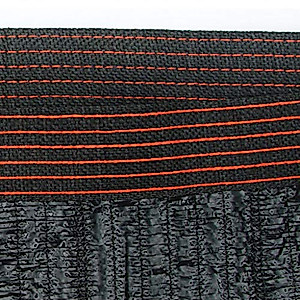 Gqq Black Shade Net Cloth Sunblock Privacy Screen Fabric Sun Mesh Net Shade Rate 95% Garden Patio Railing Window，Can be Used in courtyards, Rooftops, carports, etc.