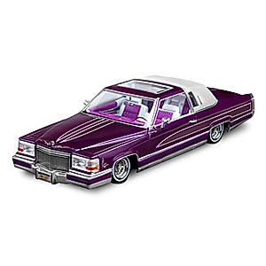 Revell 85-4438 Custom Cadillac Lowrider Model Car Kit 1:25 Scale 110-Piece Skill Level 5 Plastic Model Building Kit , Purple
