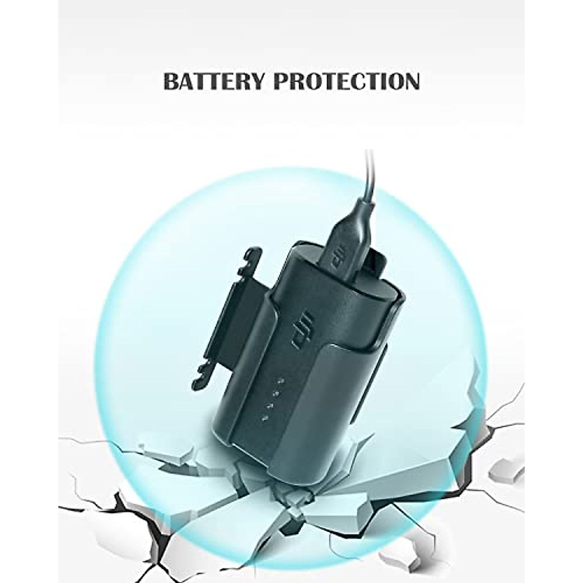 Arzroic DJI Avata FPV Accessories Battery Holder Case for DJI Goggles 2/FPV Goggles V2