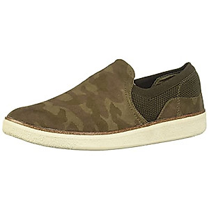Dr. Scholl's Shoes Women's Seeing Stars Sneaker, Olive Camo, 10