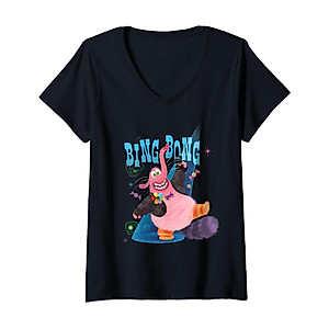 Womens Disney and Pixar's Inside Out Bing Bong Show V-Neck T-Shirt