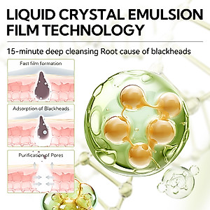 LANBENA 2.0 Nose Pore Strips, Blackhead Remover Mask with Salicylic Acid, Amazonian White Clay, Pore Cleanser Purifying Peel off Face Mask with 60 PCS Strips, Aloe Facial Mask(1.05 Ounce)